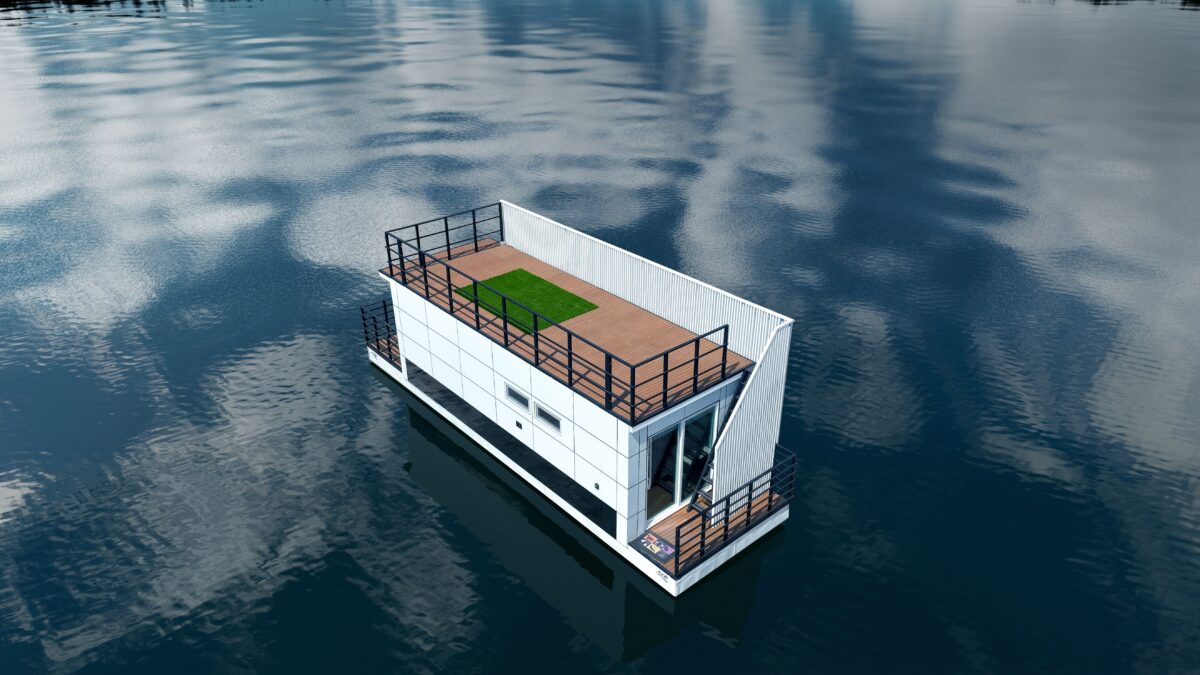 The Studio Model – Houseboat & Floating Home Builder